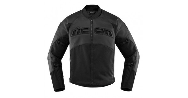 Icon Contra 2 Perforated Motorcycle Leather Jacket